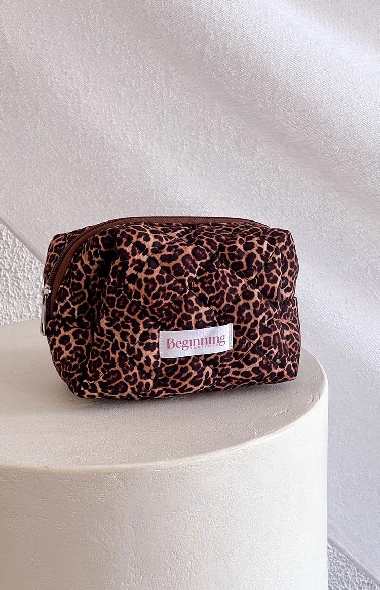 Leopard Makeup Bag | Beginning Boutique NZ