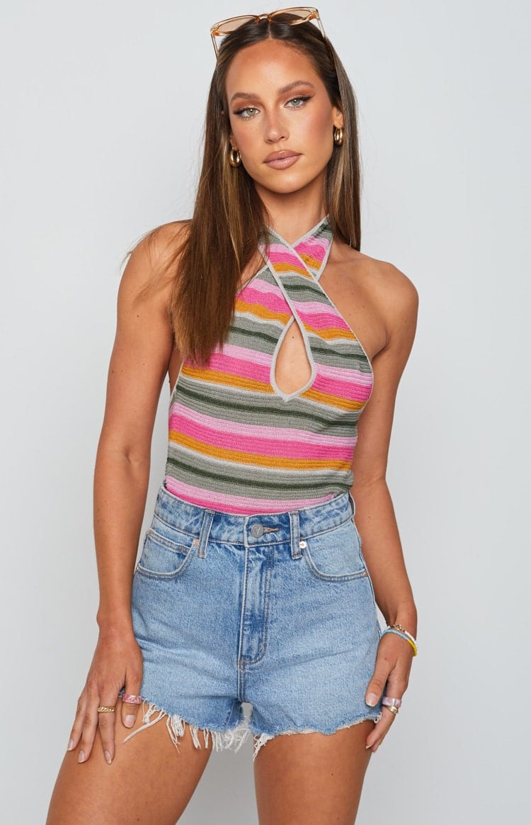 Sabre Halter Top Multi | Beginning Boutique NZ