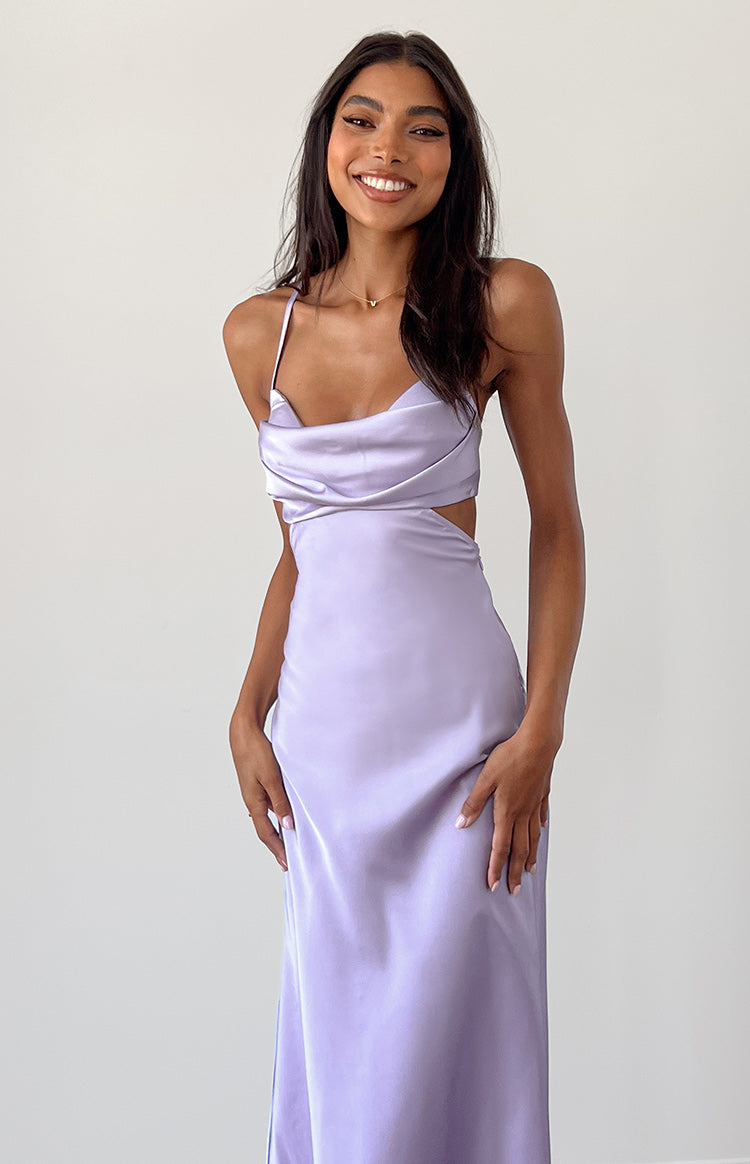 Taleah Lilac Cut Out Maxi Dress – Beginning Boutique NZ